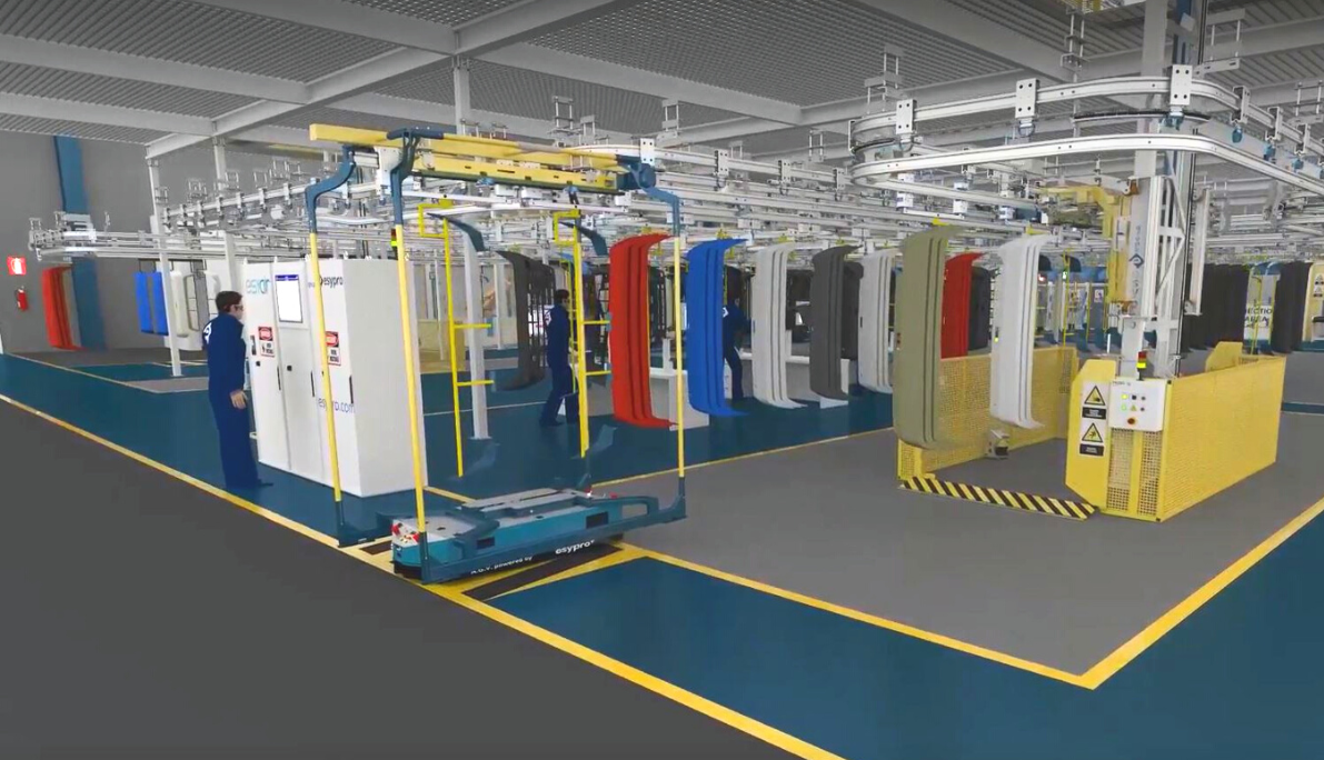 Esypro presents EMC: mobile robotics for your warehouse management - Esypro