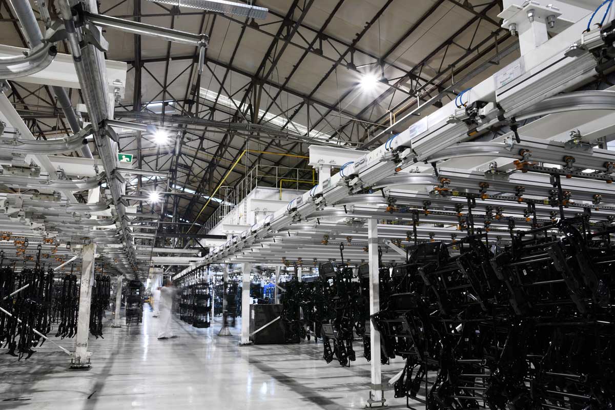 Overhead conveyors for lightweight parts - Esypro