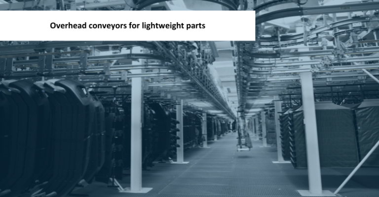 Overhead conveyors for lightweight parts - Esypro